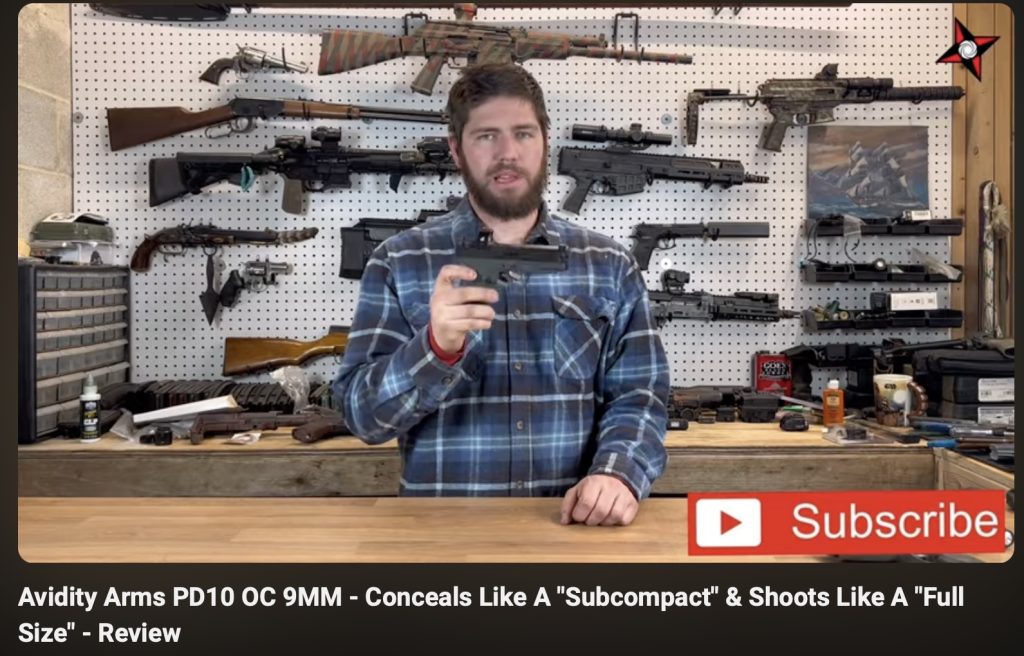 Ninja in Flannel posts a PD10 Pistol Review! - Avidity Arms